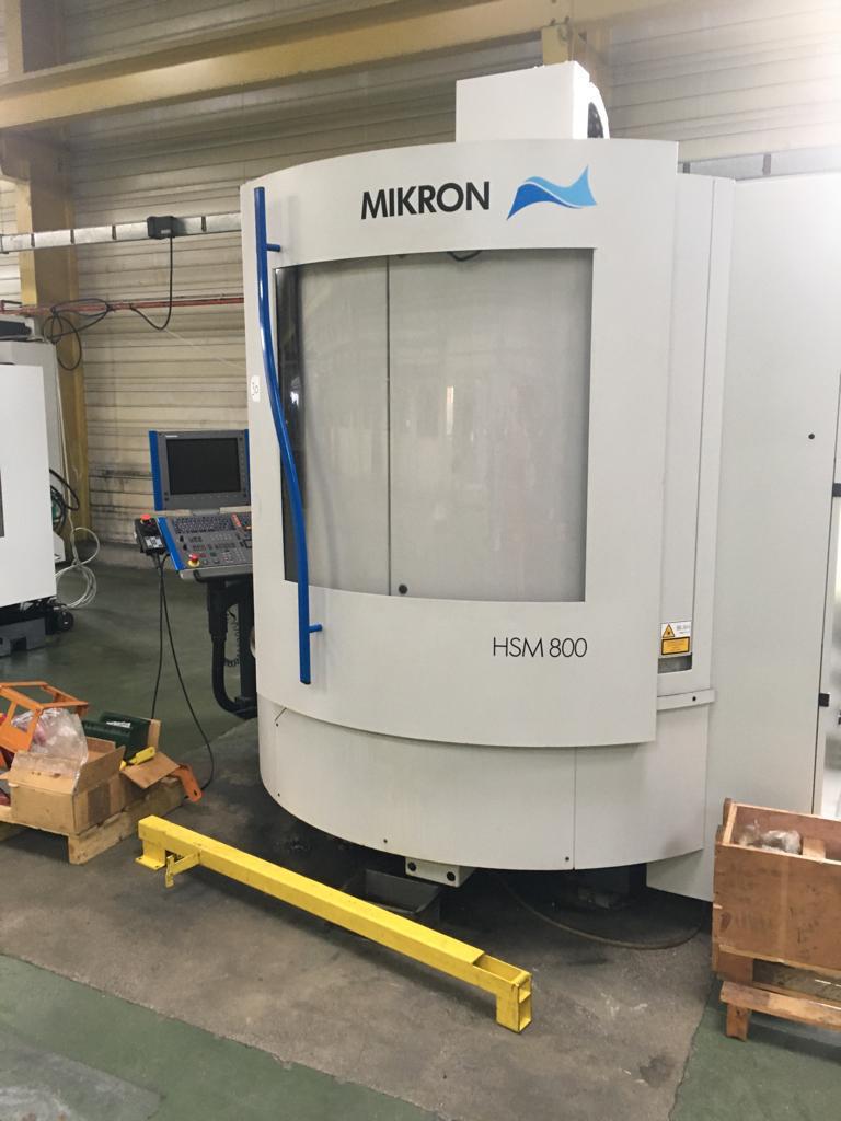 خرید و فروش و قیمت ماشین فرز CNC شرکت میکرون MIKRON مدل HSM 800
